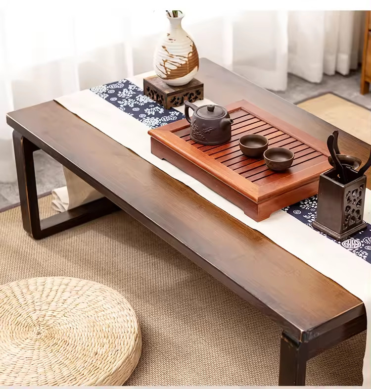 Custom different color Chinese Floding Tea table Bamboo coffee table ...